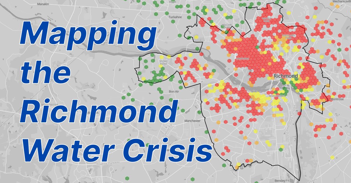 Mapping the Jan 2025 Water Crisis | MapRVA